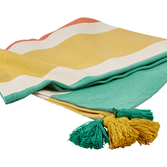 Decke mit bunten Streifen | Ernsting's family