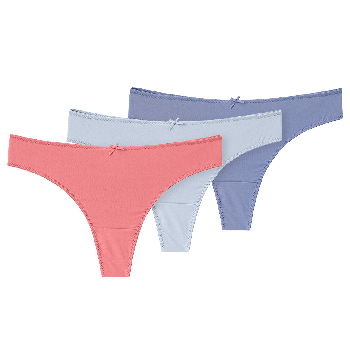 3 Damen Strings aus Mikrofaser | Ernsting's family