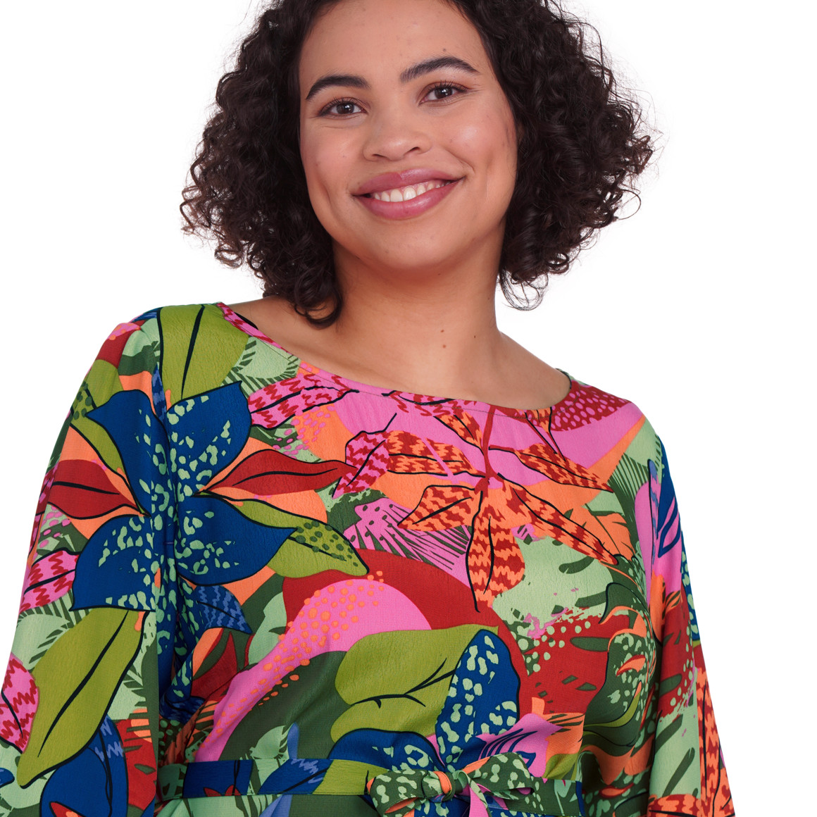 Damen Kleid mit Allover-Print | Ernsting's family