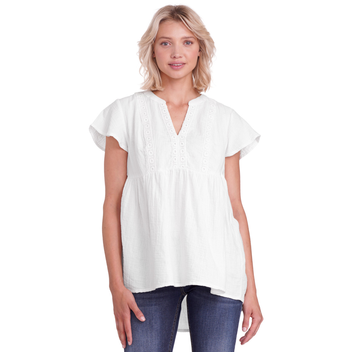 Damen Musselin-Bluse aus Baumwolle | Ernsting's family