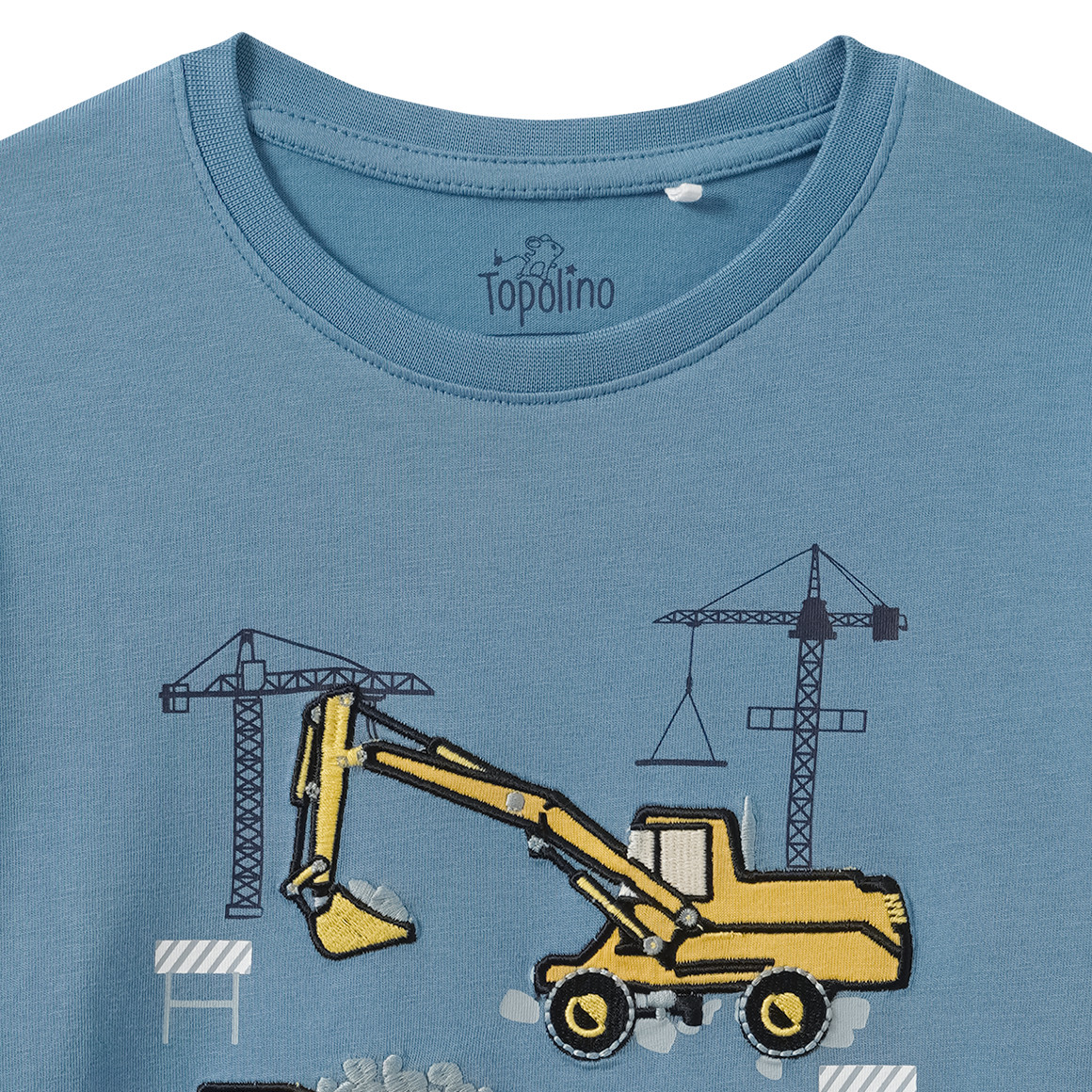 Jungen Langarmshirt mit gesticktem Motiv | Ernsting's family