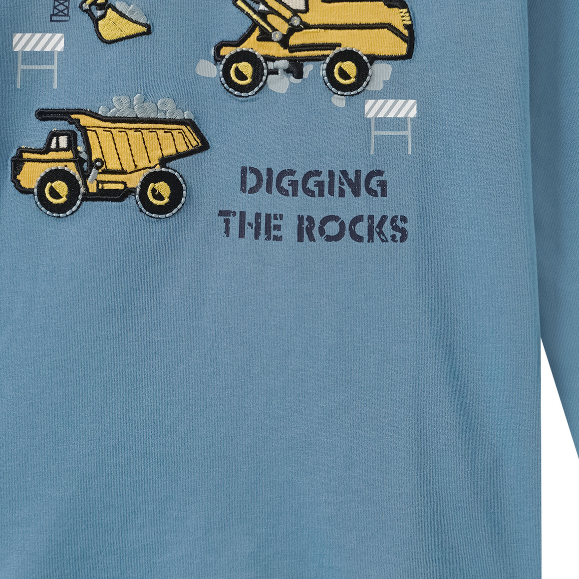 Jungen Langarmshirt mit gesticktem Motiv | Ernsting's family