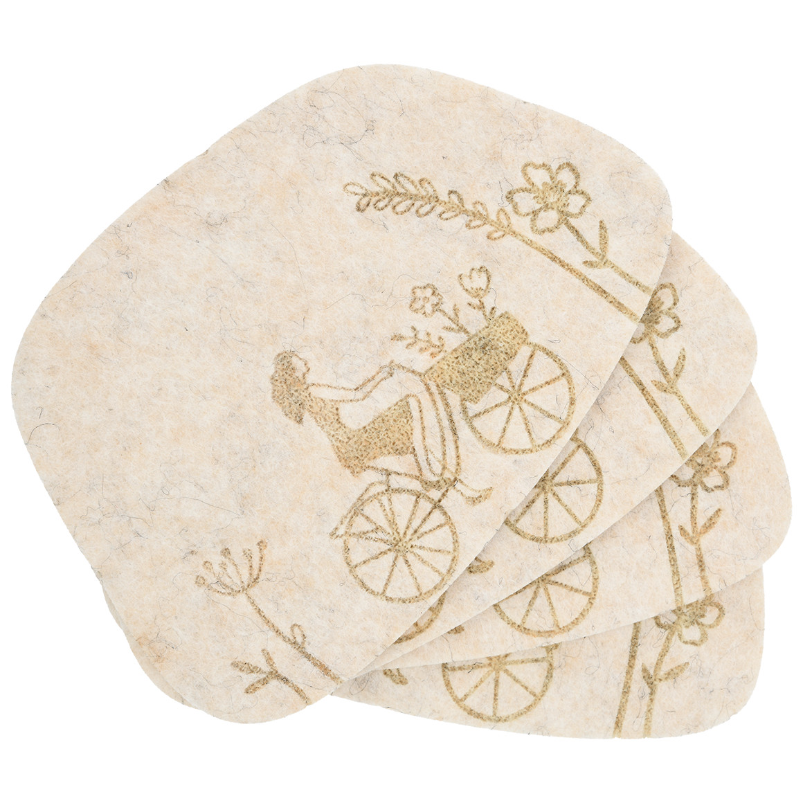 4 Untersetzter aus Filz | Ernsting's family