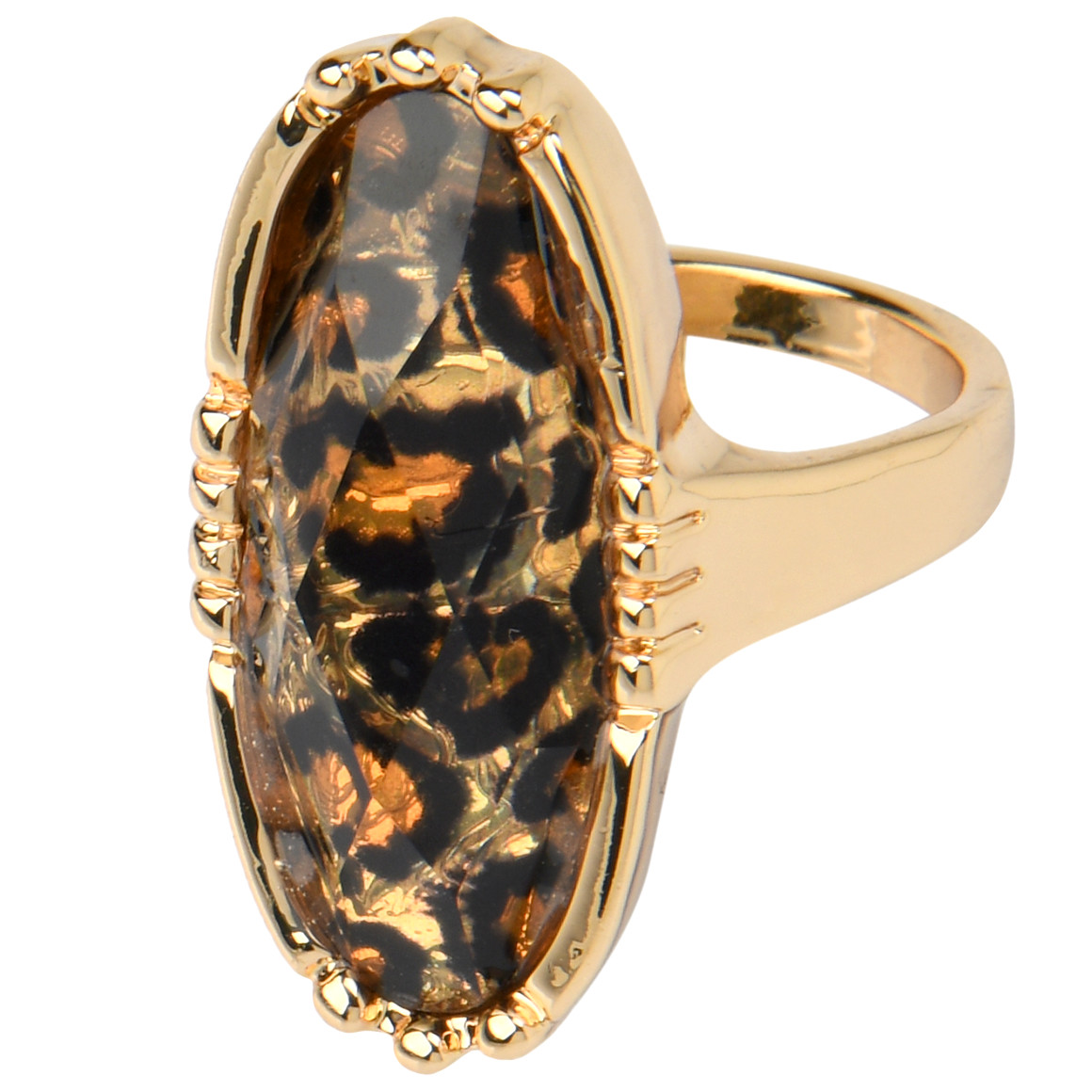Damen Ring mit facettiertem Zierstein in gold | Ernsting's family